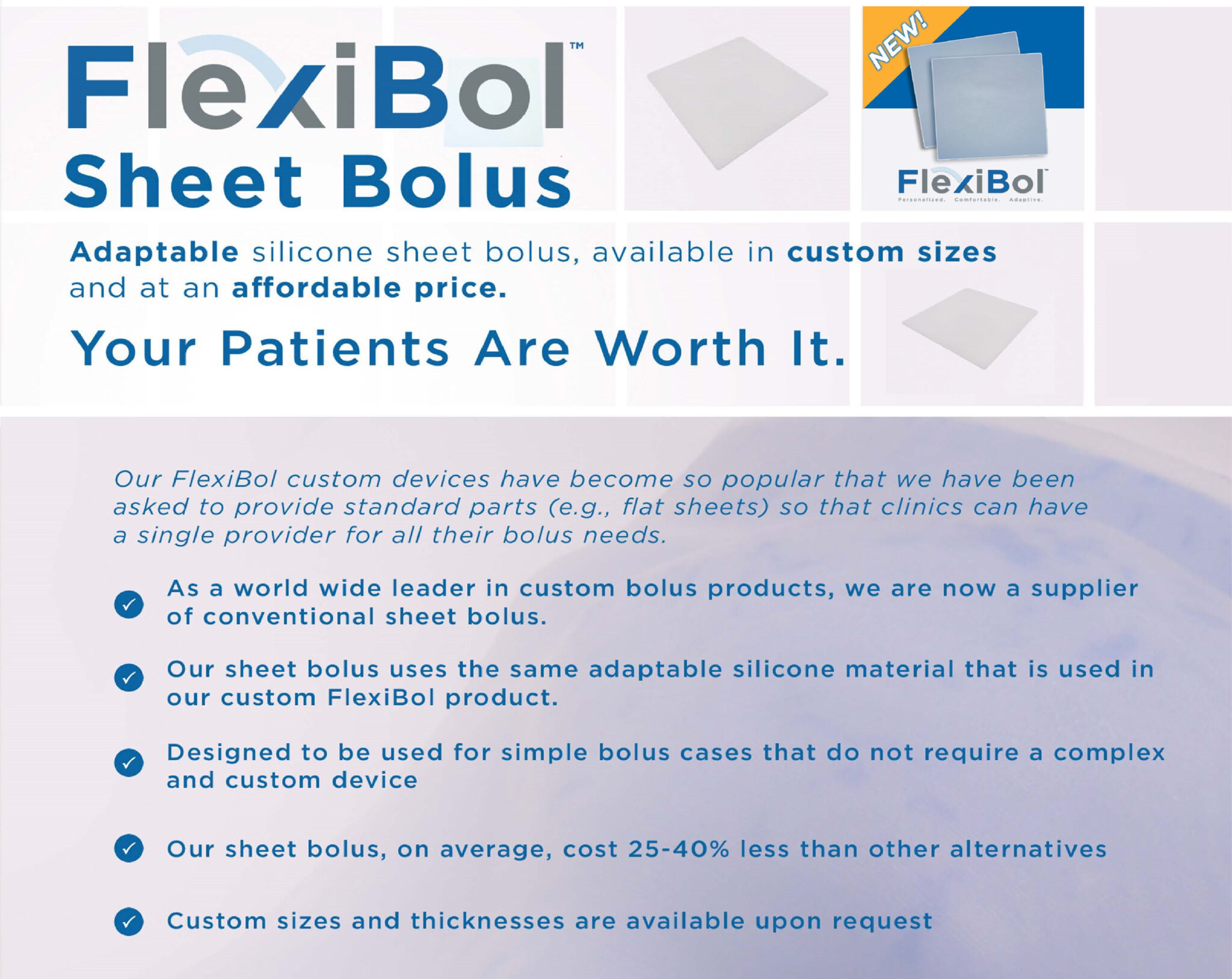 .decimal Silicone Bolus - .decimal FlexiBol® Standard Kits